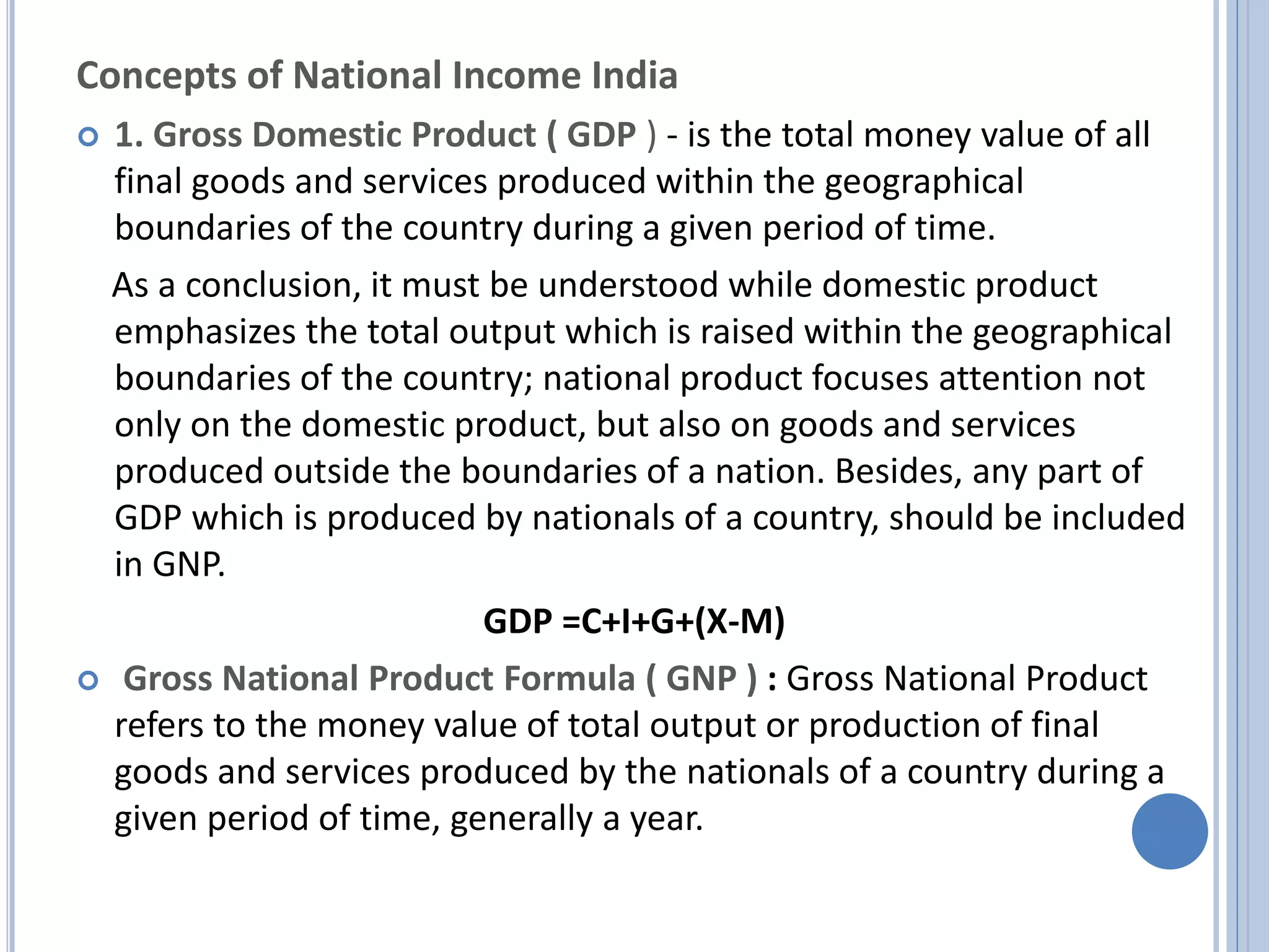 National income in India | PPTX