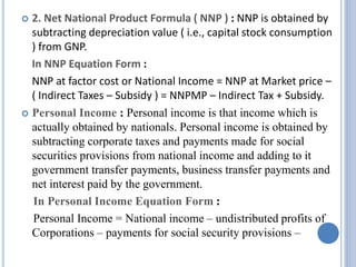 National income in India | PPTX