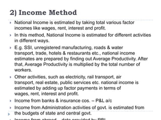 National income of india | PPTX