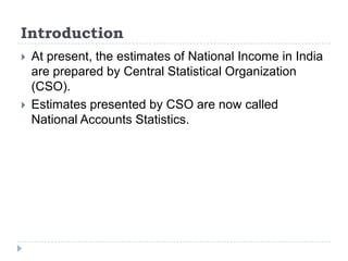 National income of india | PPTX