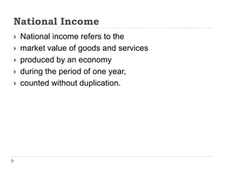 National income of india | PPTX