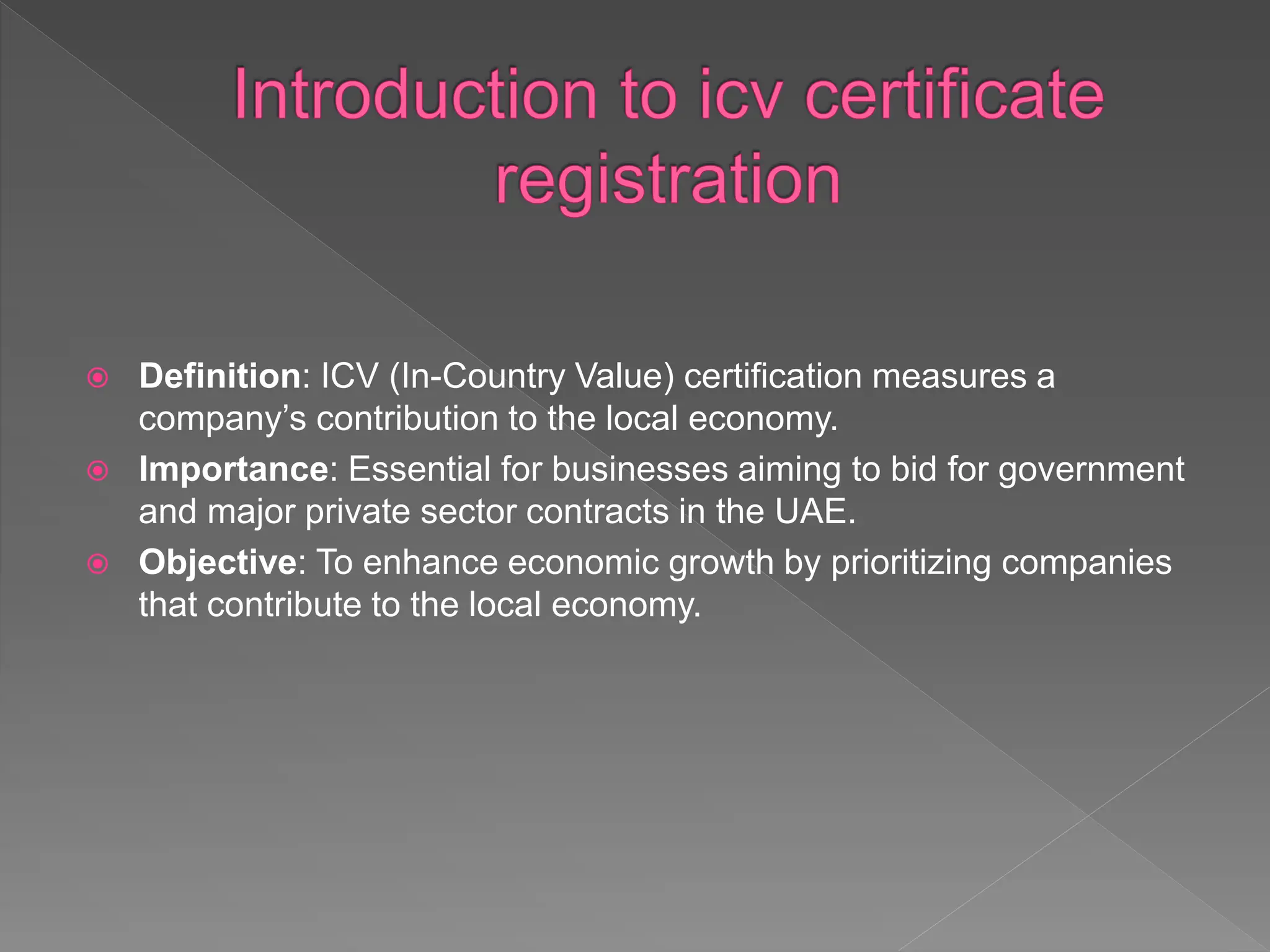 National in country value certificate ( ICV certificate.pptx