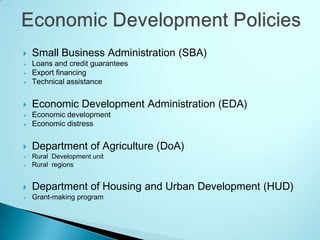 National industrial policy in USA | PPTX