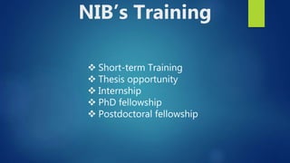 National institue of biotechnology | PPT