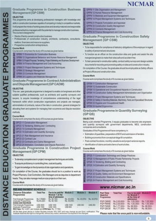 National Institute of Construction Management and Research (NICMAR ...