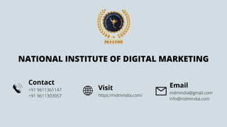 National institute of digital marketing | PPT