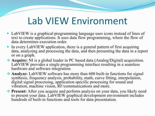 National instruments for Academics: labview multisim & elsvi | PDF