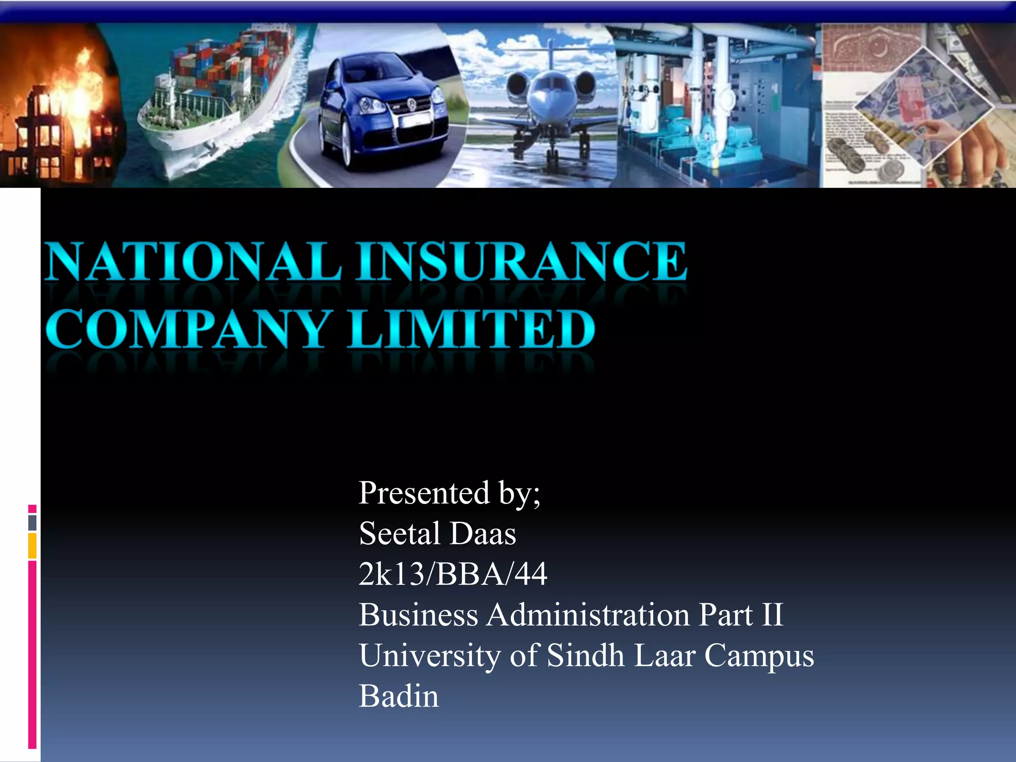 National insurance company limited | PPTX