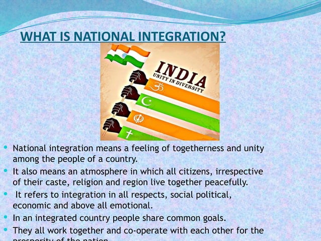 National integration and awareness powerpoint | PPTX | Religion ...