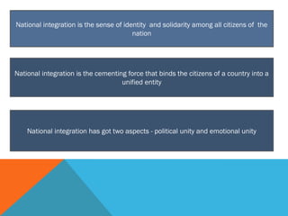 National integration | PDF