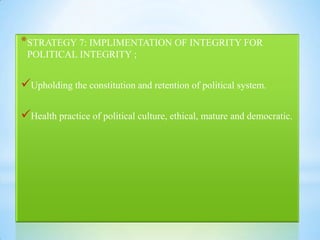 National integrity | PPTX