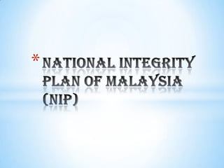 National integrity | PPTX