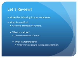 National Interest | PPTX