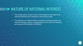 Introduction to National Interest, it's Nature, Definition, and Types ...