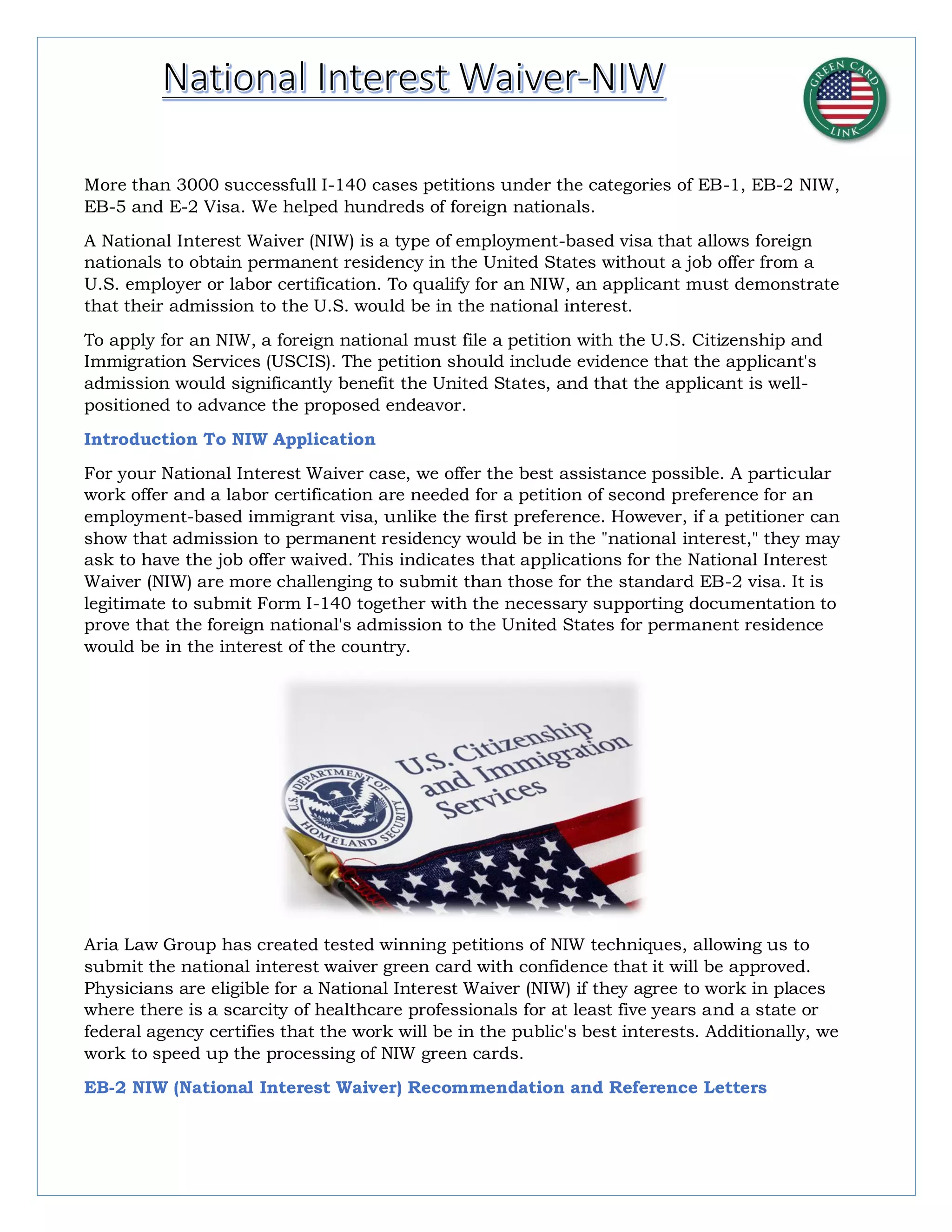 Niw Processing Time | PDF