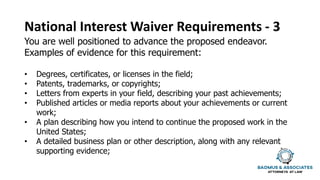 Unlocking the Secrets to National Interest Waiver Green Cards! | PPT