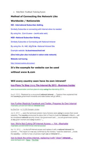 National intranet | PDF