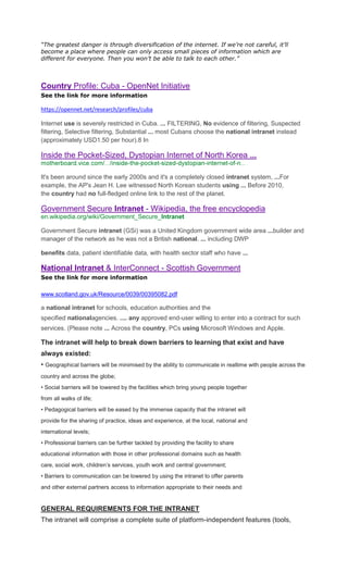 National intranet | PDF