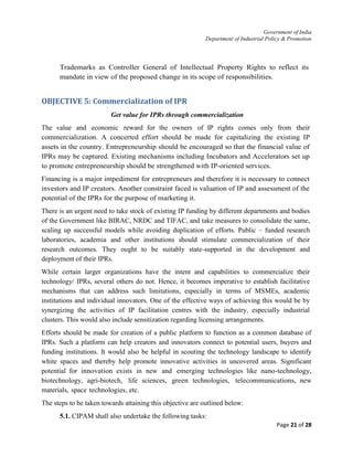 National IPR Policy India | PDF