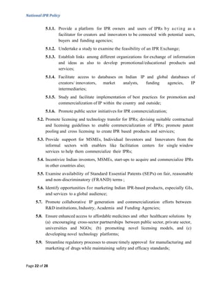 National IPR Policy India | PDF