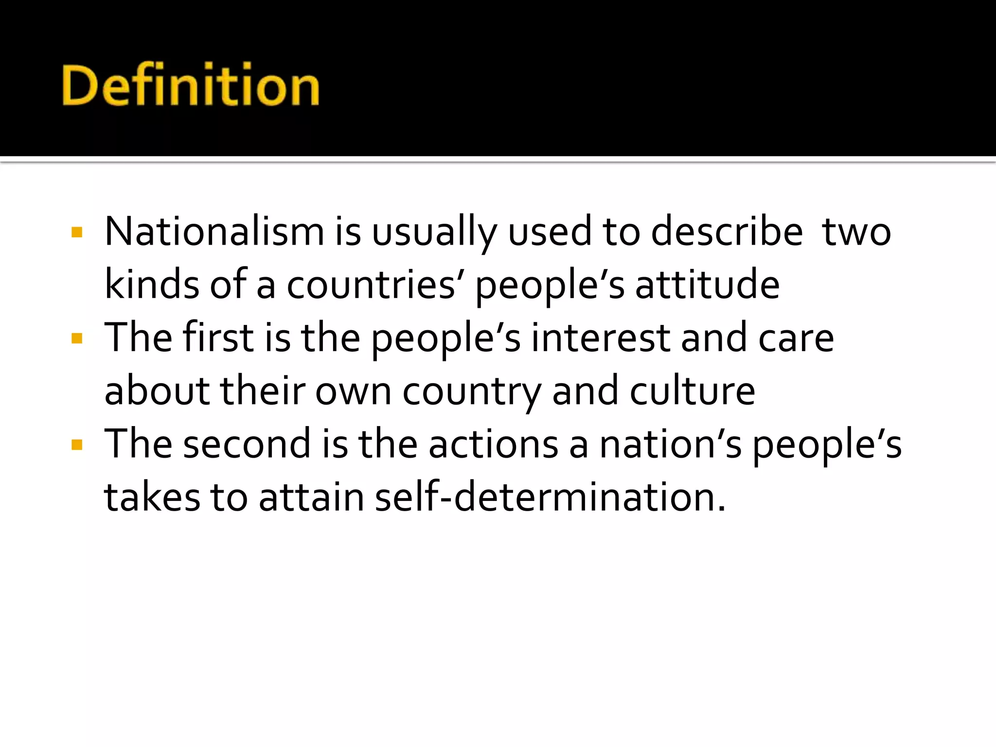 Nationalism | PPTX