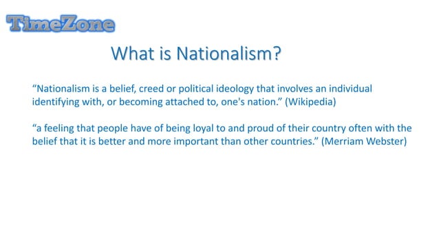 Nationalism | PPTX