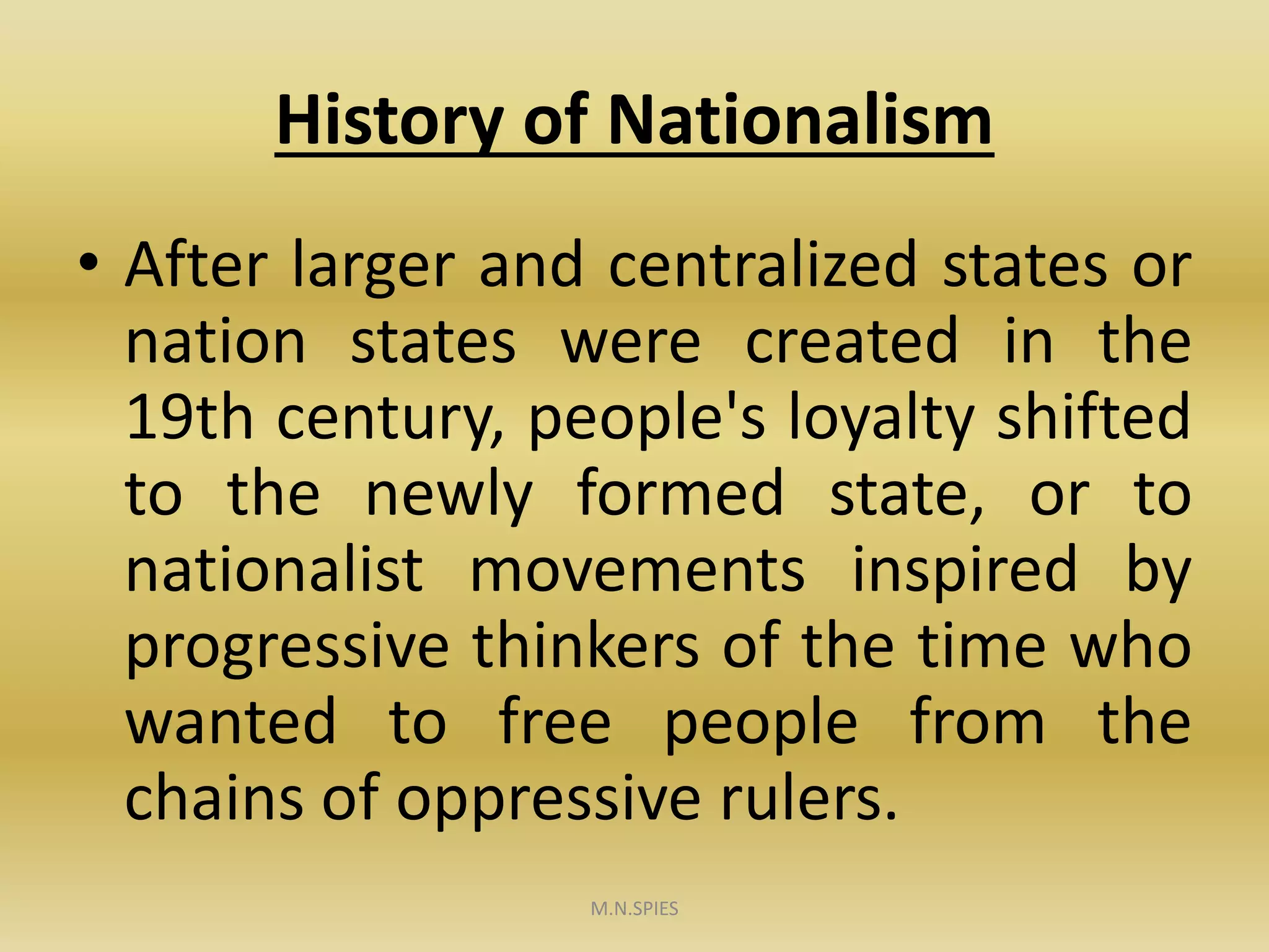 Nationalism | PPTX