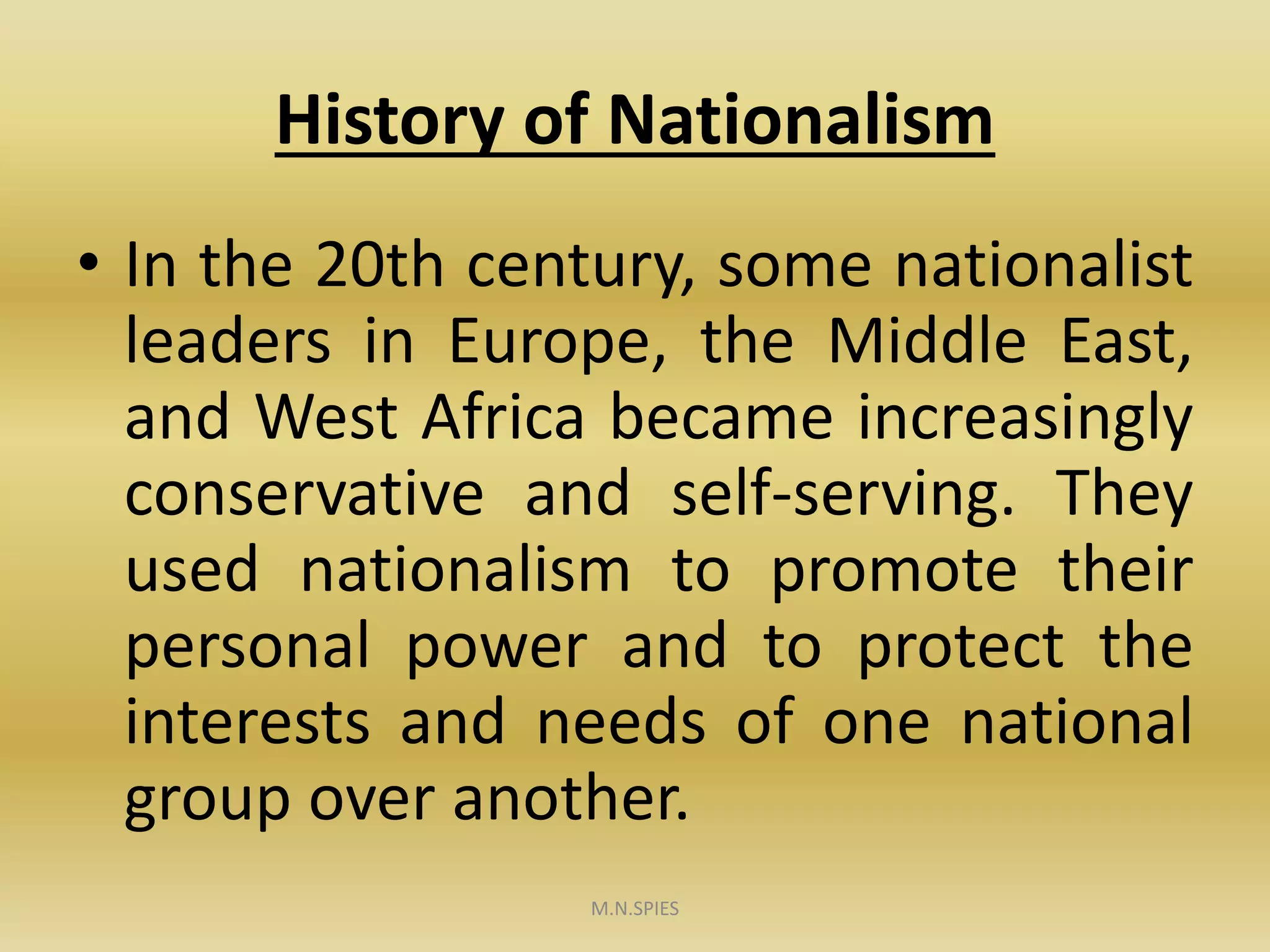 Nationalism | PPTX