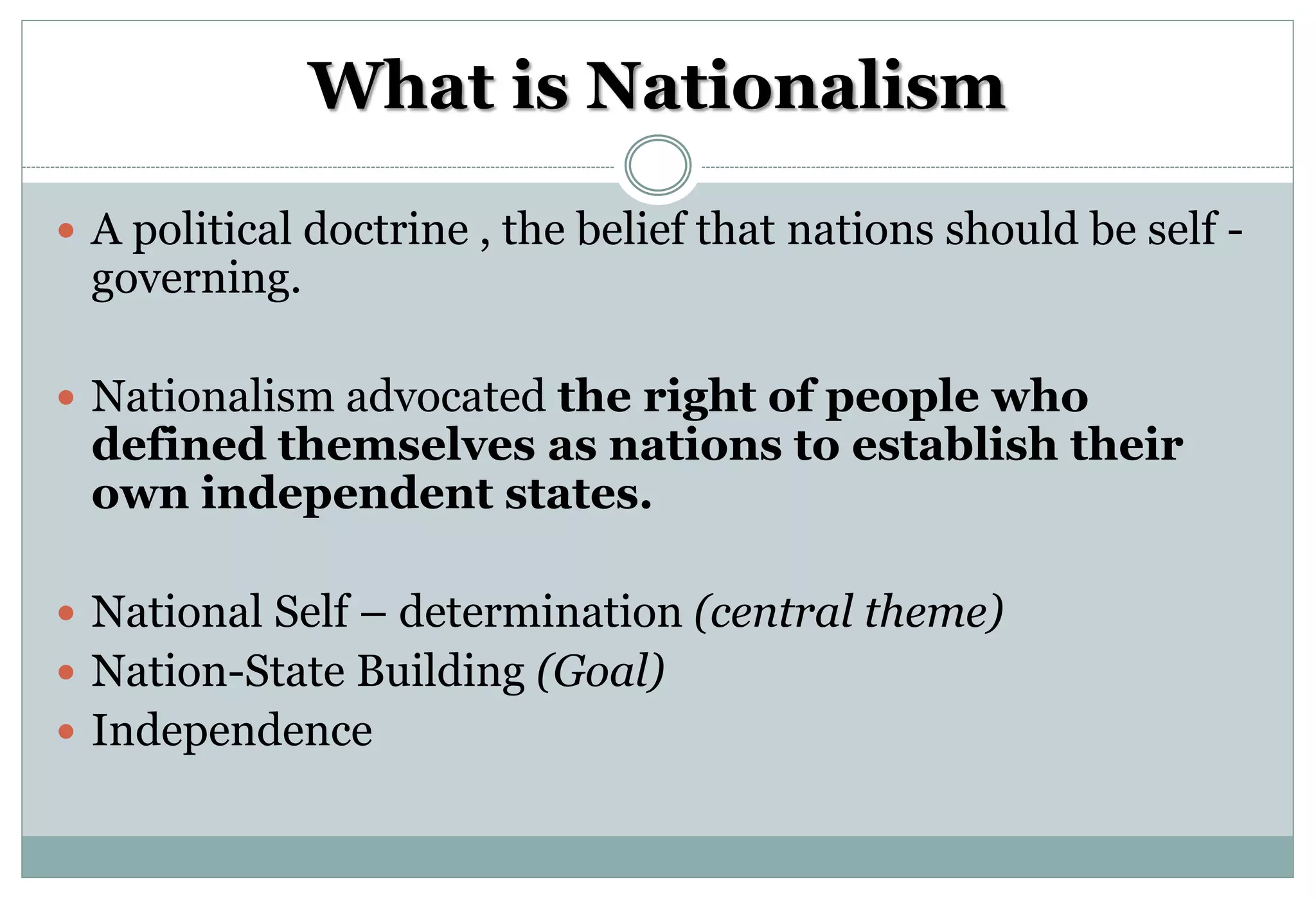 Nationalism | PPTX