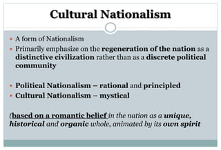 Nationalism Definition