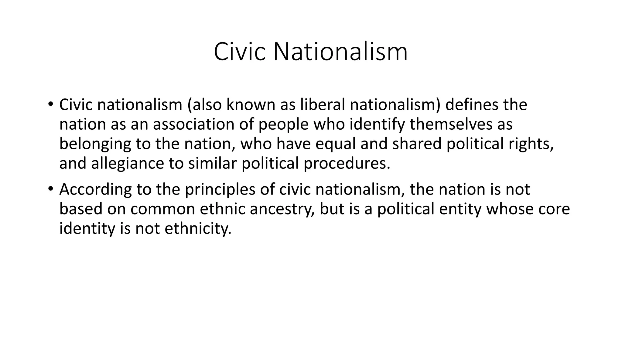 Nationalism | PPTX