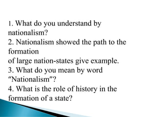 Nationalism 2 | PDF