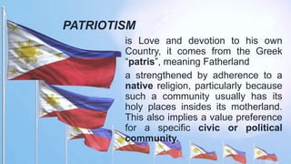 Nationalism and Patriotism | PPTX