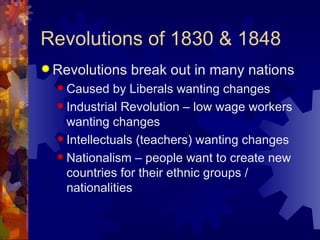 Nationalism &amp; Revolutions 1800s | PPT