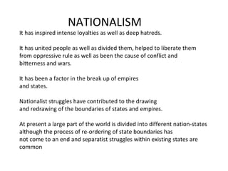 Nationalism 2 | PPT