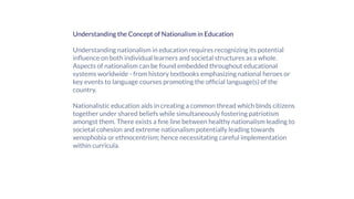 Nationalism Philosophy and Education.pptx