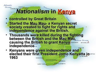 Nationalism in african history | PPT
