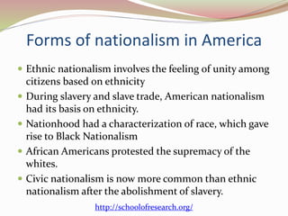 Nationalism in america | PPT