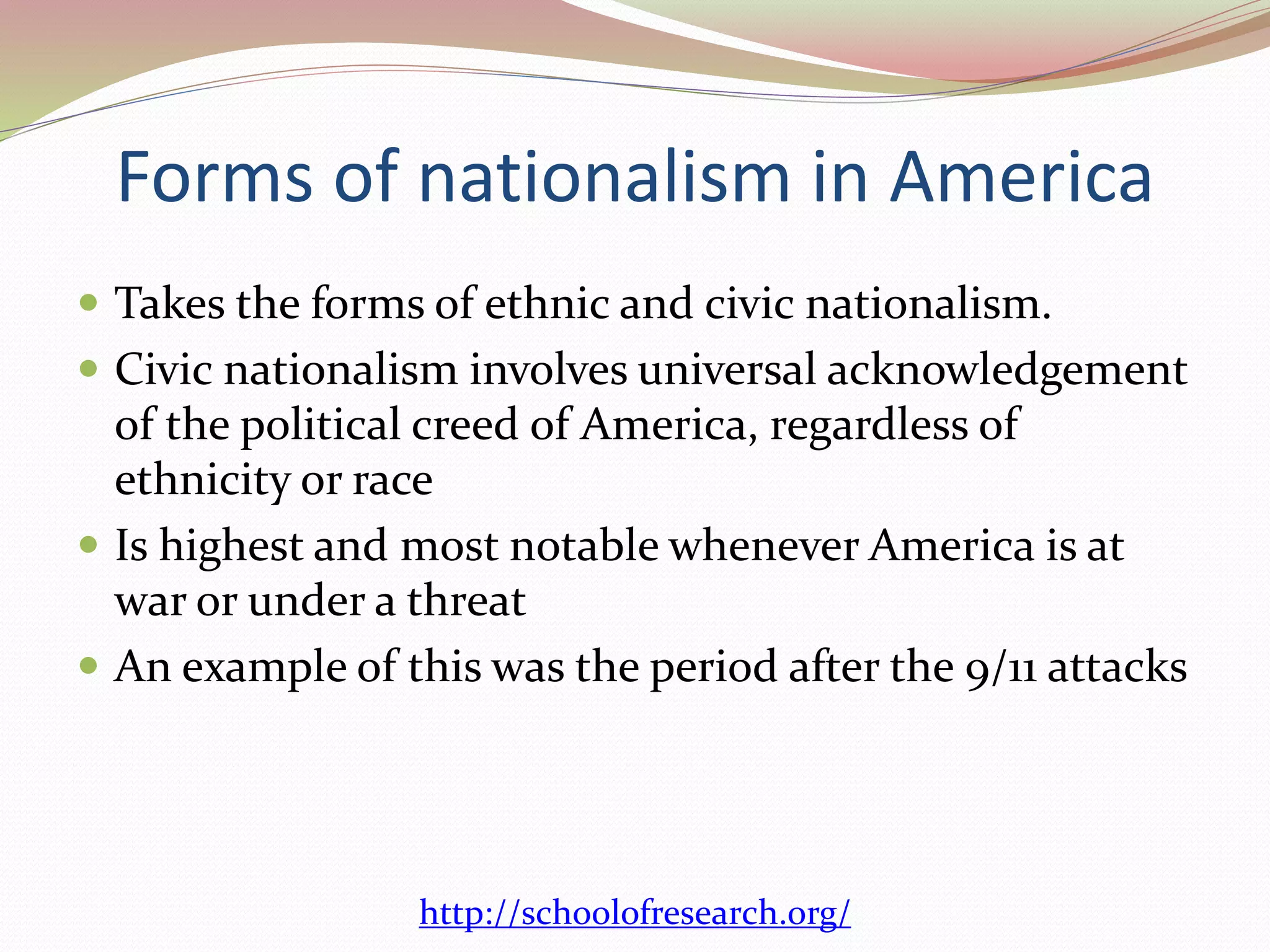 Nationalism in America | PPTX