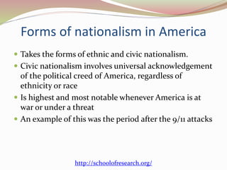 Nationalism in America | PPT