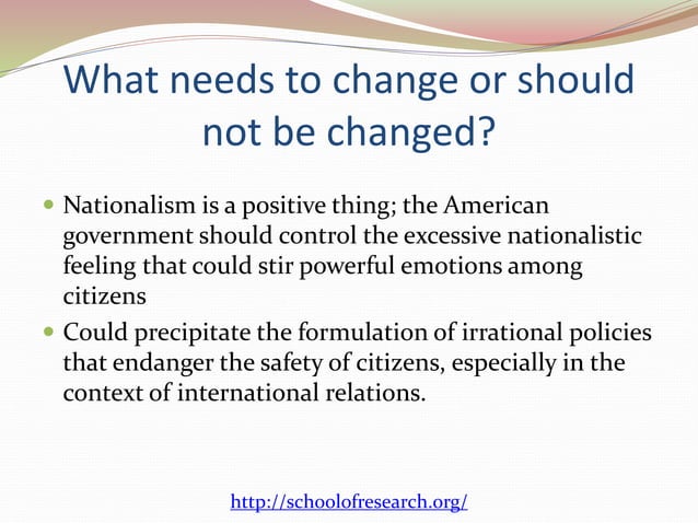 Nationalism in America | PPT