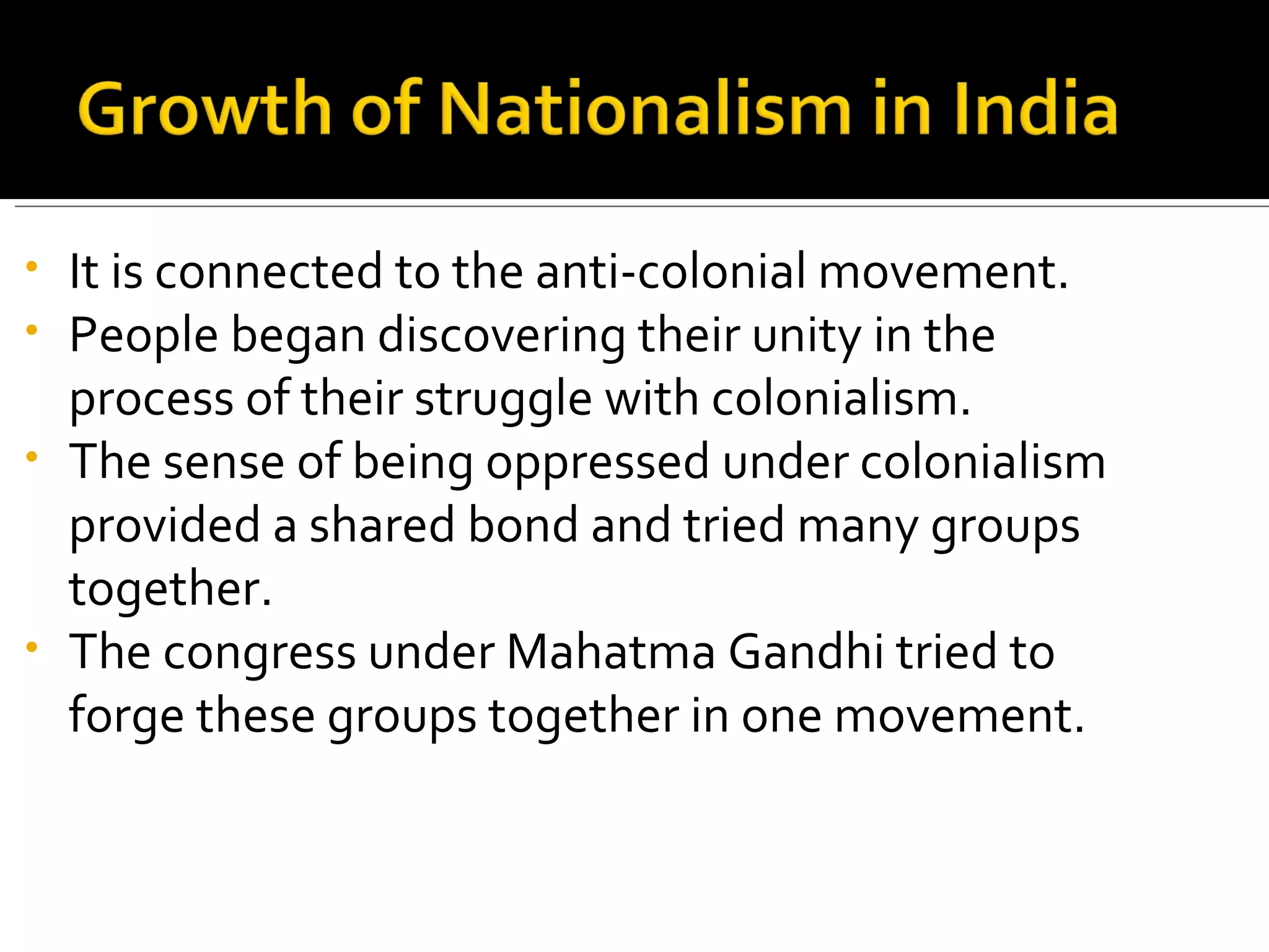 Nationalism In India | PPT