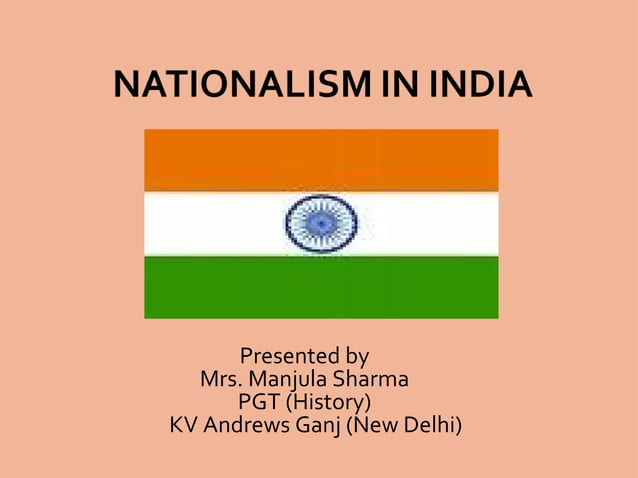 Nationalism In India | PPT | Hinduism | Religion & Spirituality