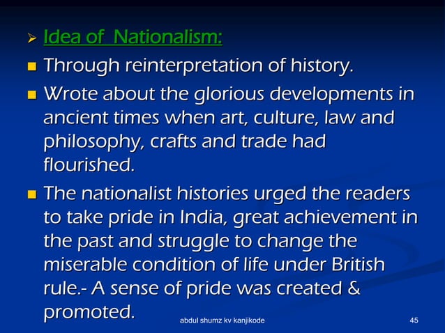 Nationalism in India, history lesson, class 10 cbse | PDF