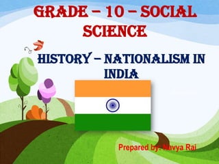 10th std Social Science - History Ch. 2. Nationalism in India | PDF