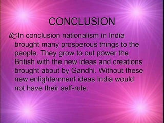 Nationalism in india | PPT