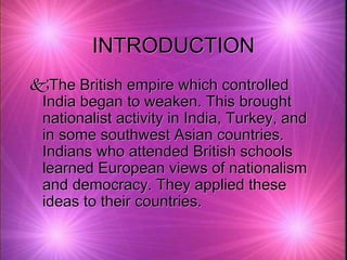 Nationalism in india | PPT