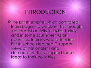 Nationalism in India Class 10th Chapter SST | PPT