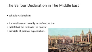Nationalism in the middle east | PPTX