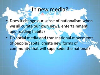 Nationalism notes | PPTX